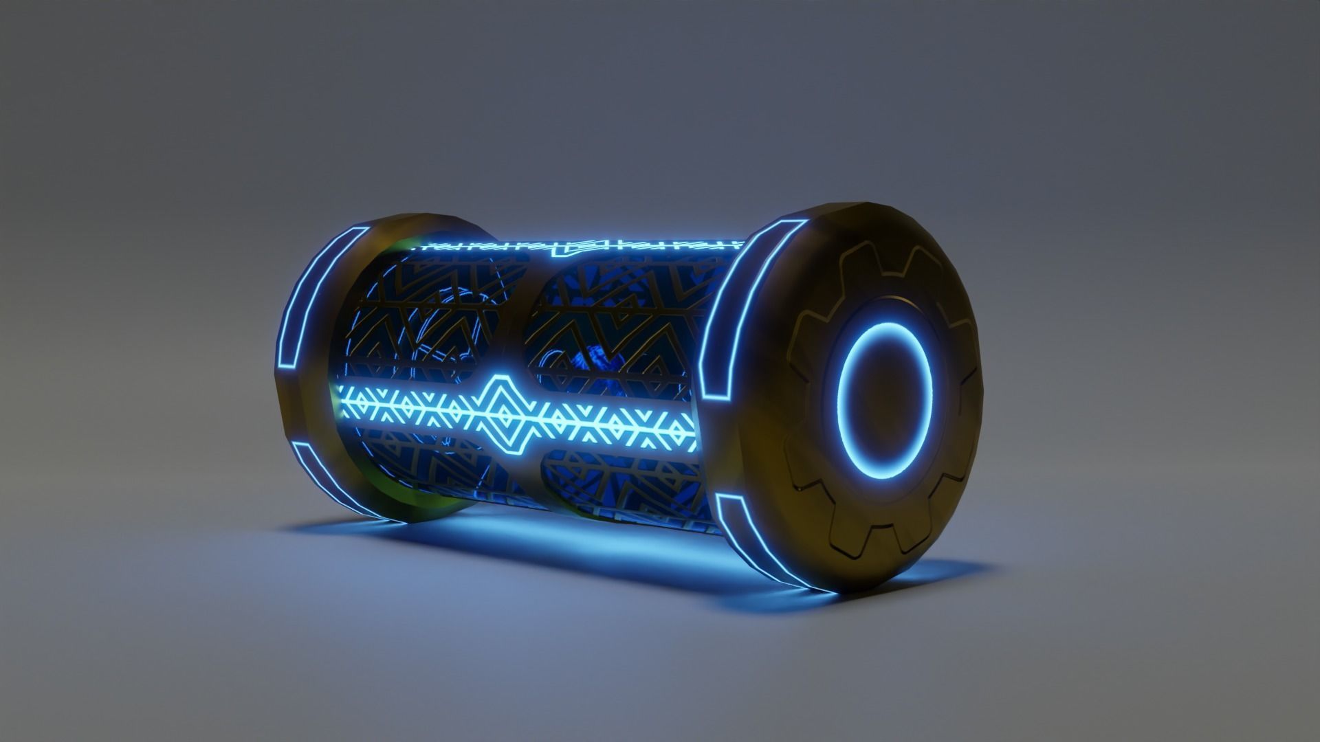3D model Arcane Hextech Energy Cell VR / AR / low-poly | CGTrader