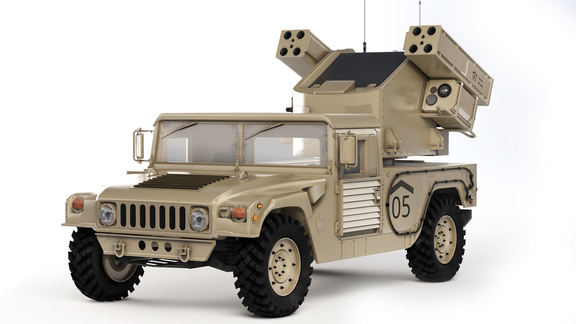 Humvee Military M1151 M1114 M998 M1097 M1113 M1046 3D Model Collection ...