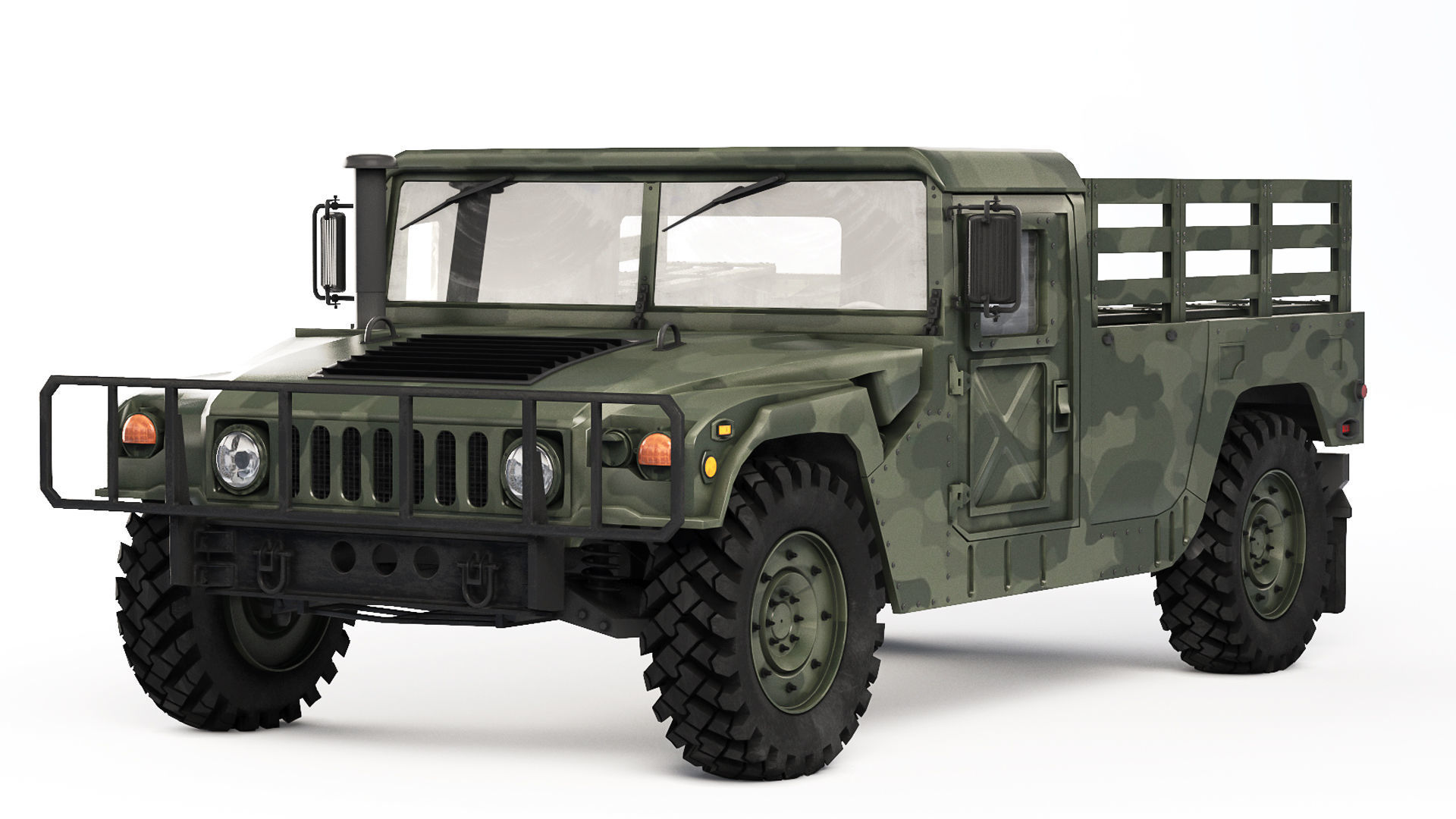 Humvee Military M1151 M1114 M998 M1097 M1113 M1046 3D Model Collection ...