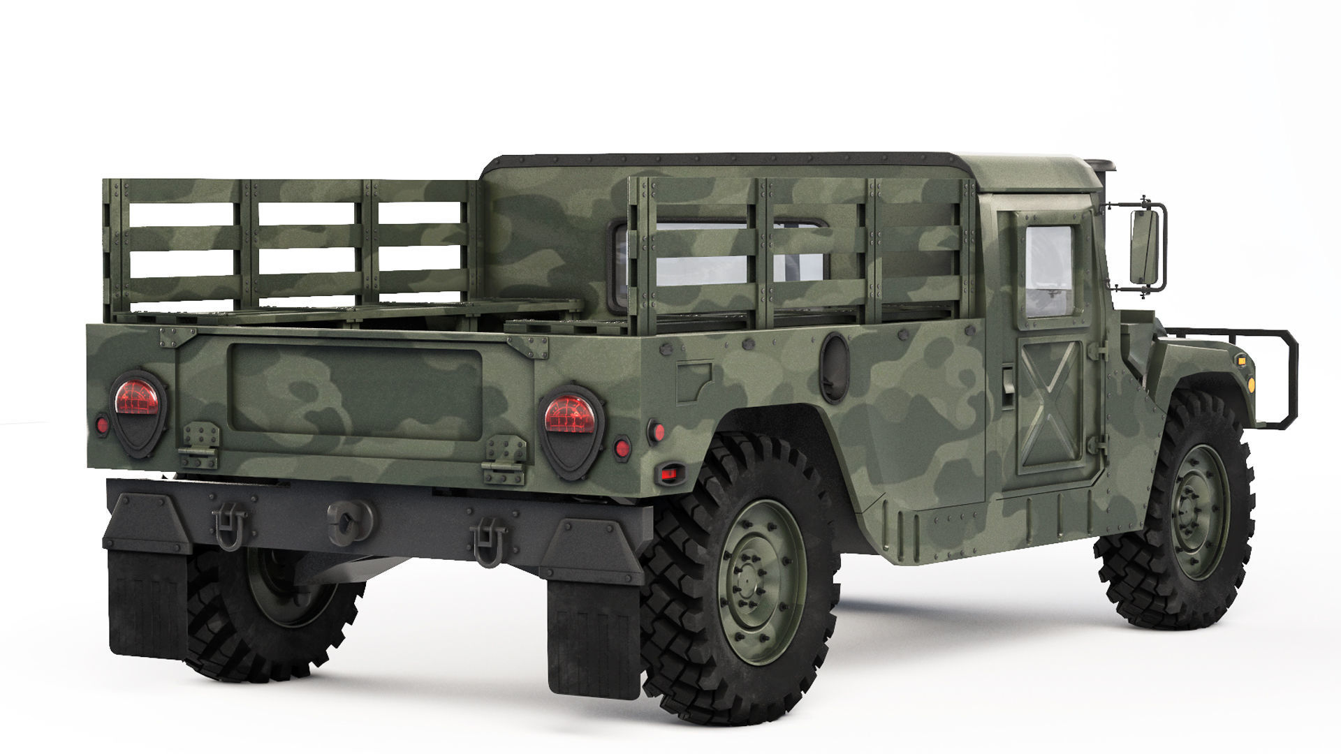 Humvee Military M1151 M1114 M998 M1097 M1113 M1046 3D Model Collection ...