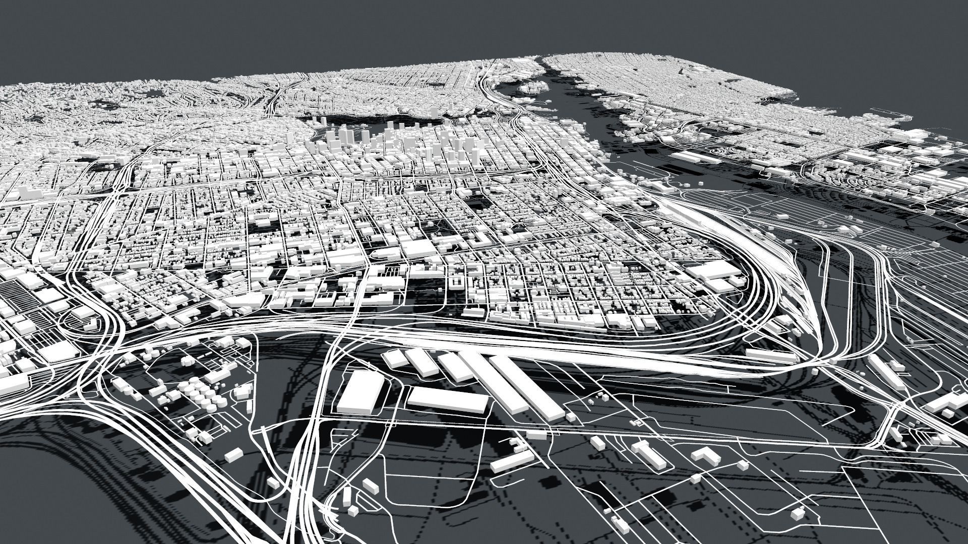 Cityscape Auckland New Zeland 3D model | CGTrader