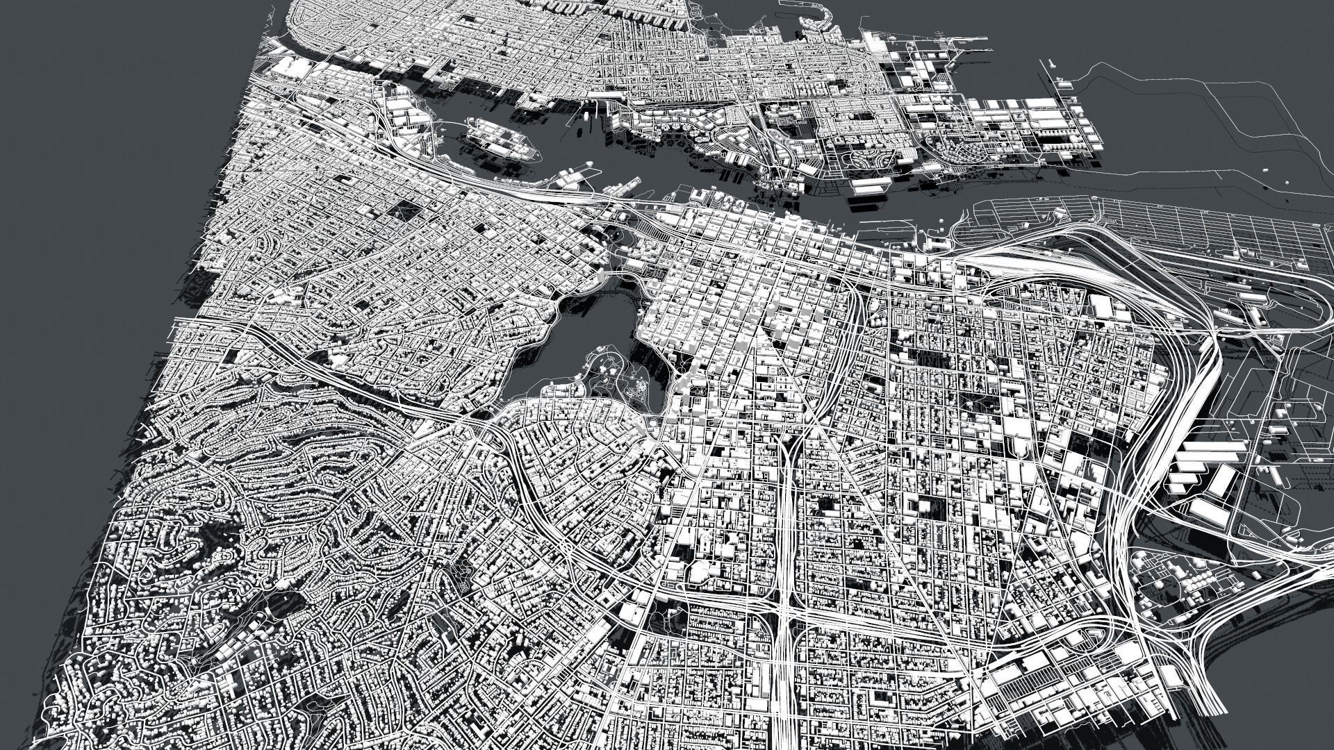 Cityscape Auckland New Zeland 3D model | CGTrader