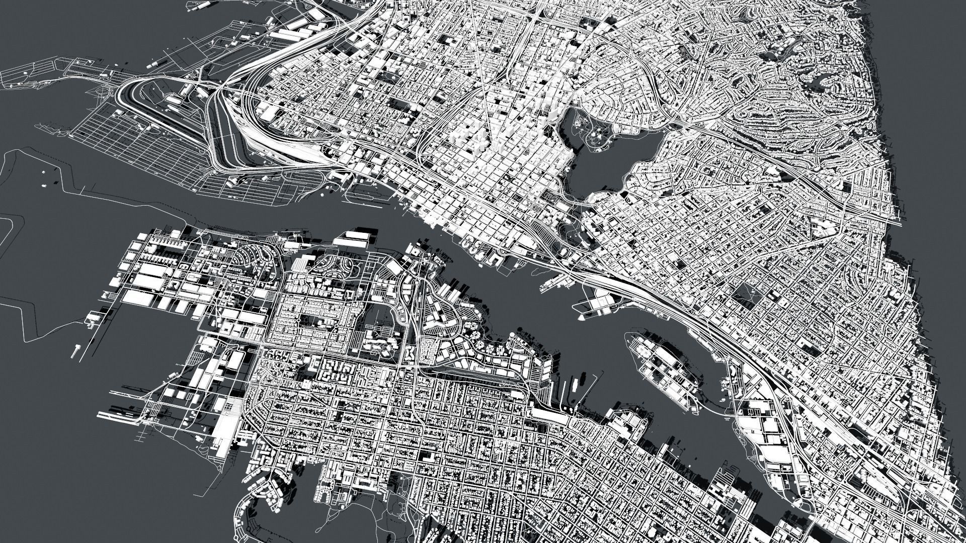 Cityscape Auckland New Zeland 3D model | CGTrader