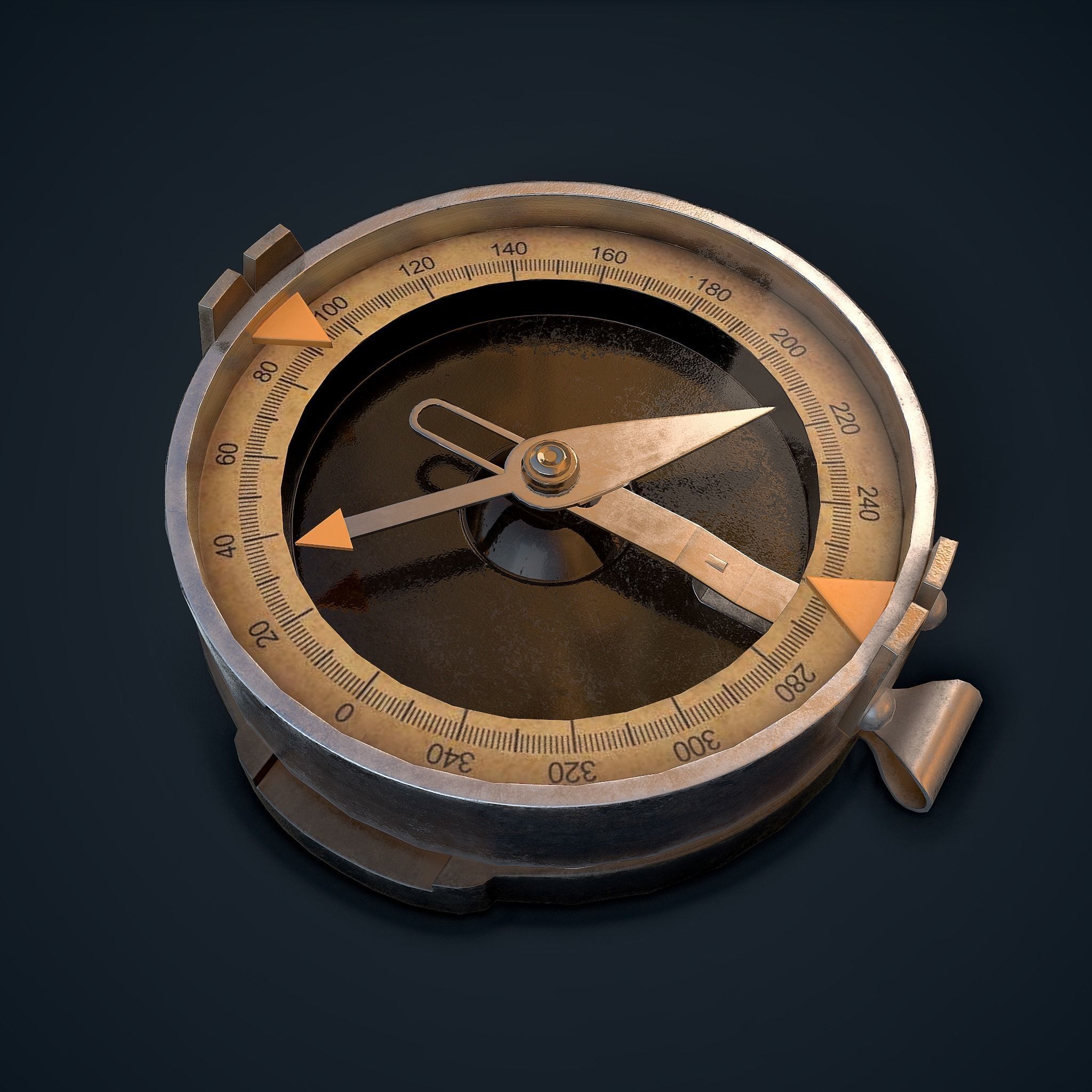3D model Compass VR / AR / low-poly | CGTrader
