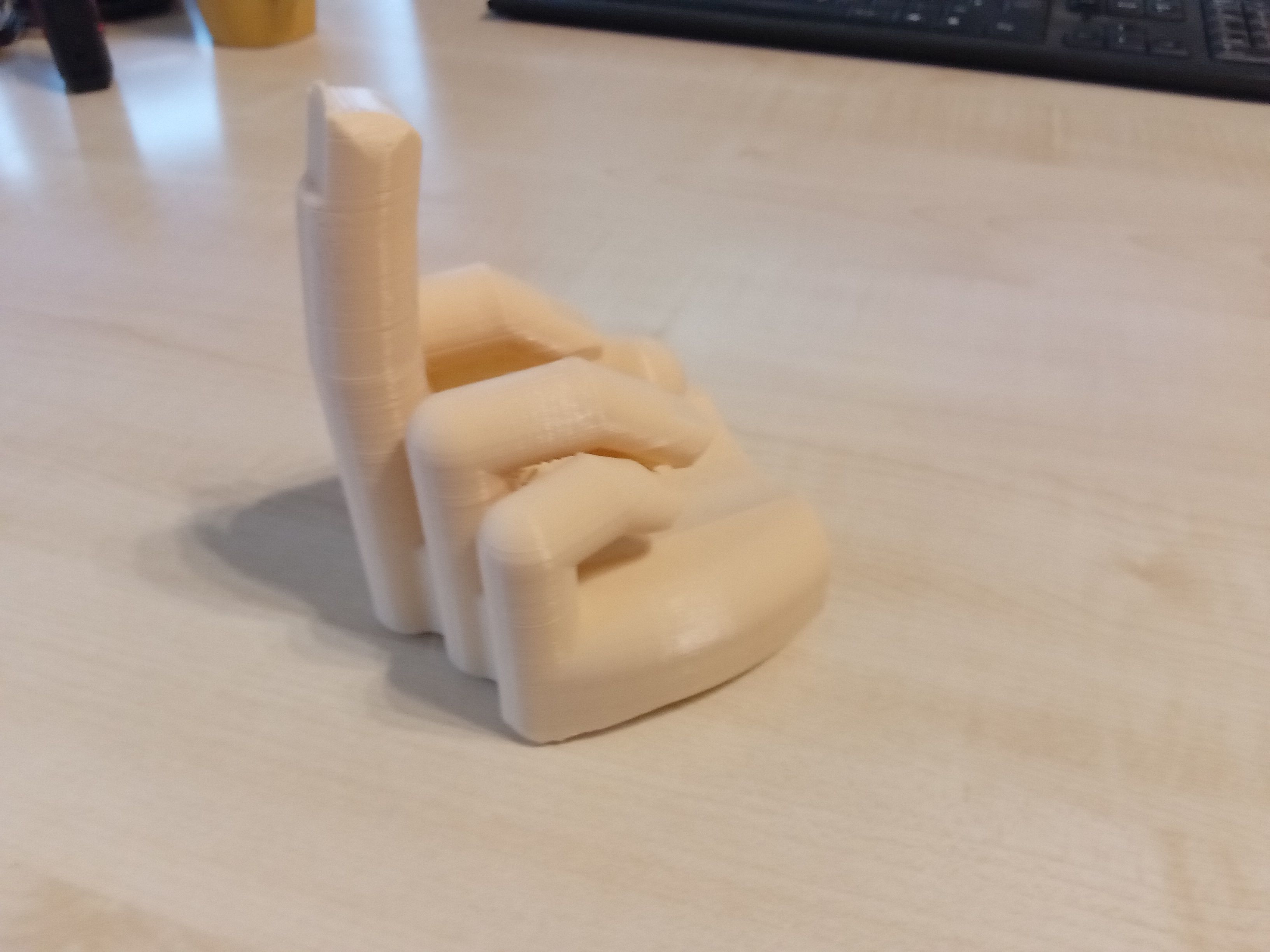 Middle finger sculpture Stinkefinger easy print 3D model 3D printable ...