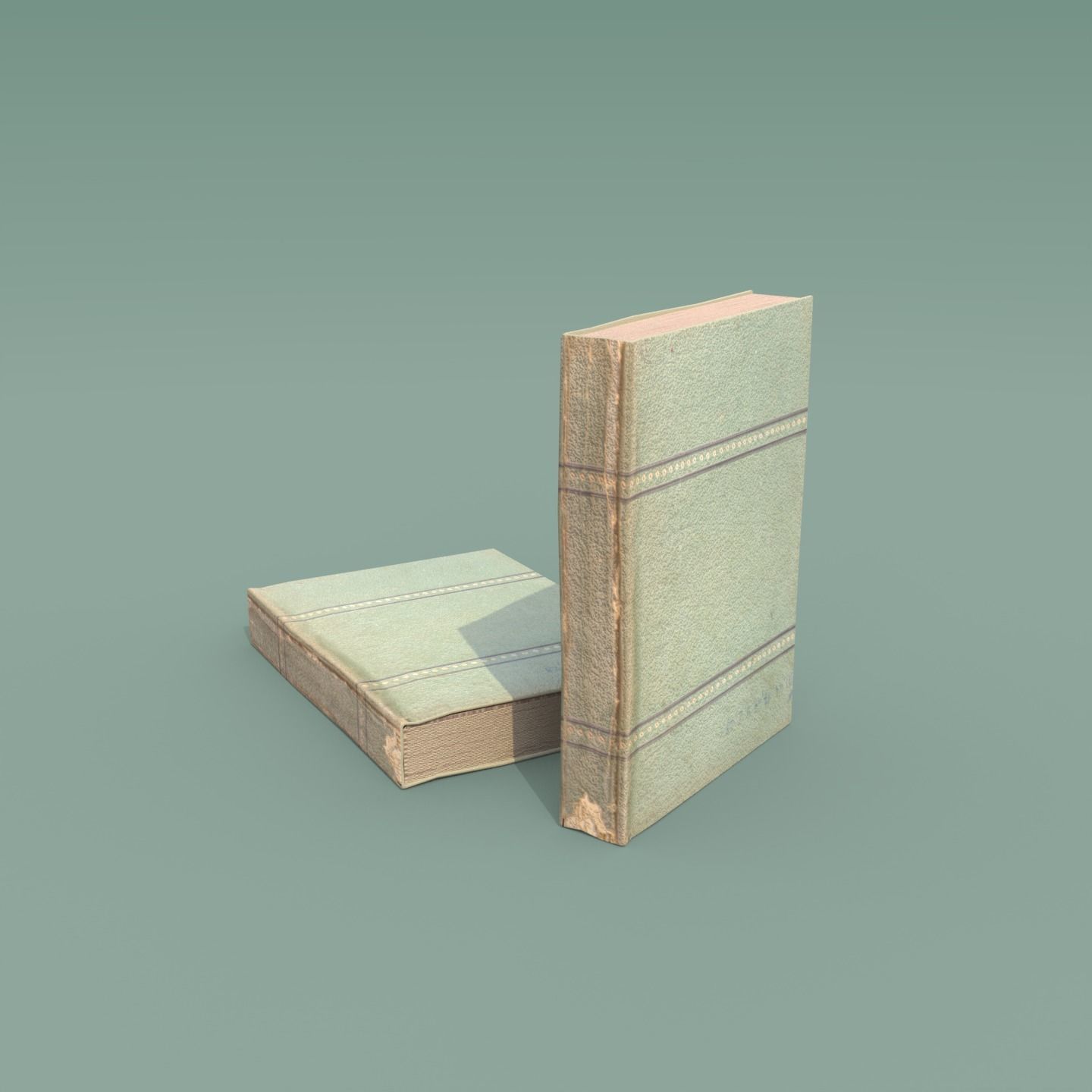 3D model 3D Asset - Old Books Set VR / AR / low-poly | CGTrader