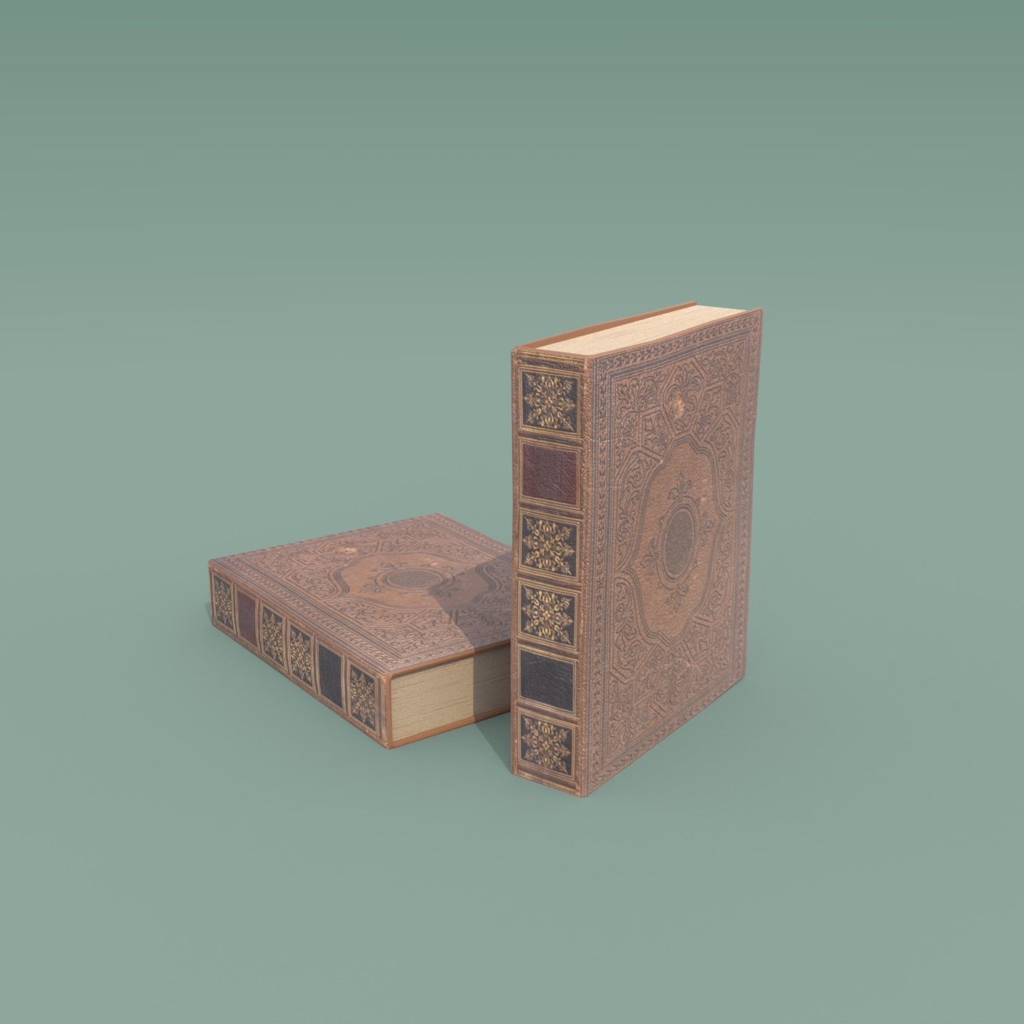 3D model 3D Asset - Old Books Set VR / AR / low-poly | CGTrader