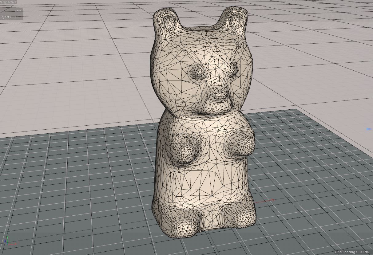 Gummy bear free 3D model | CGTrader