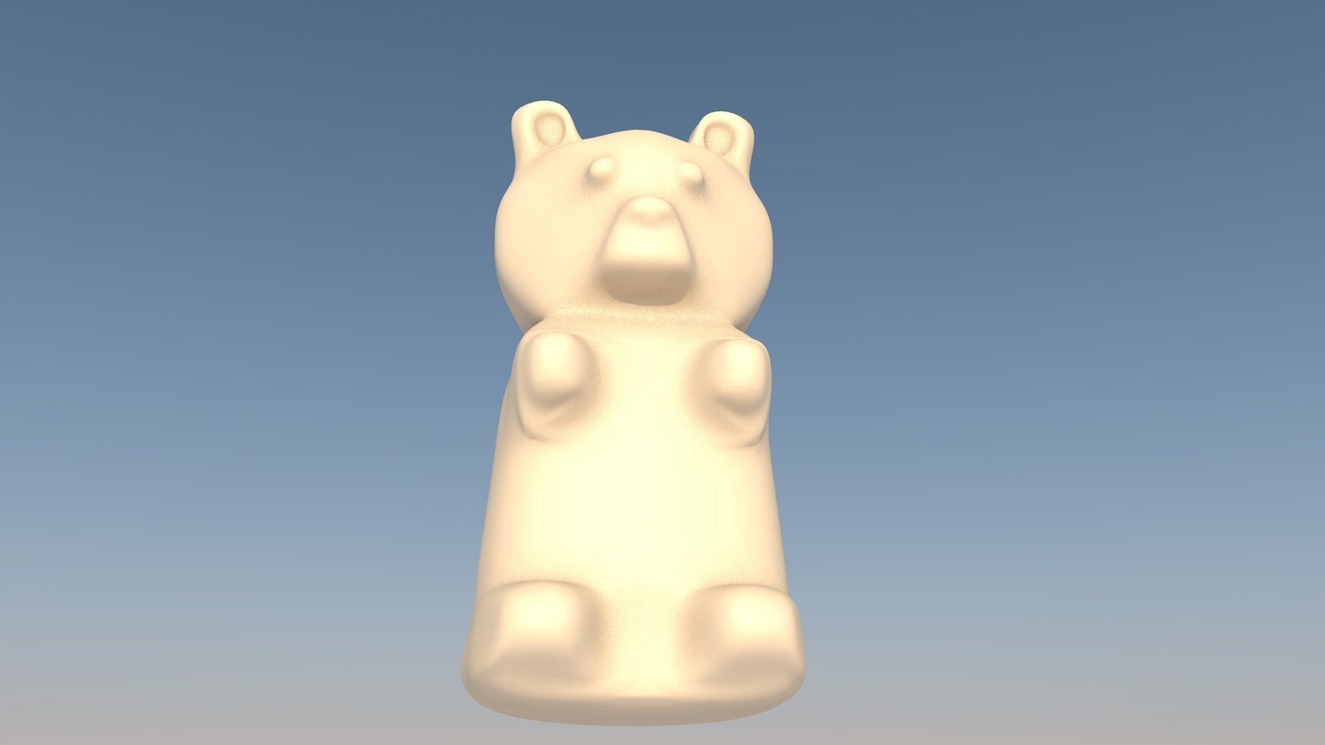 Gummy bear free 3D model | CGTrader
