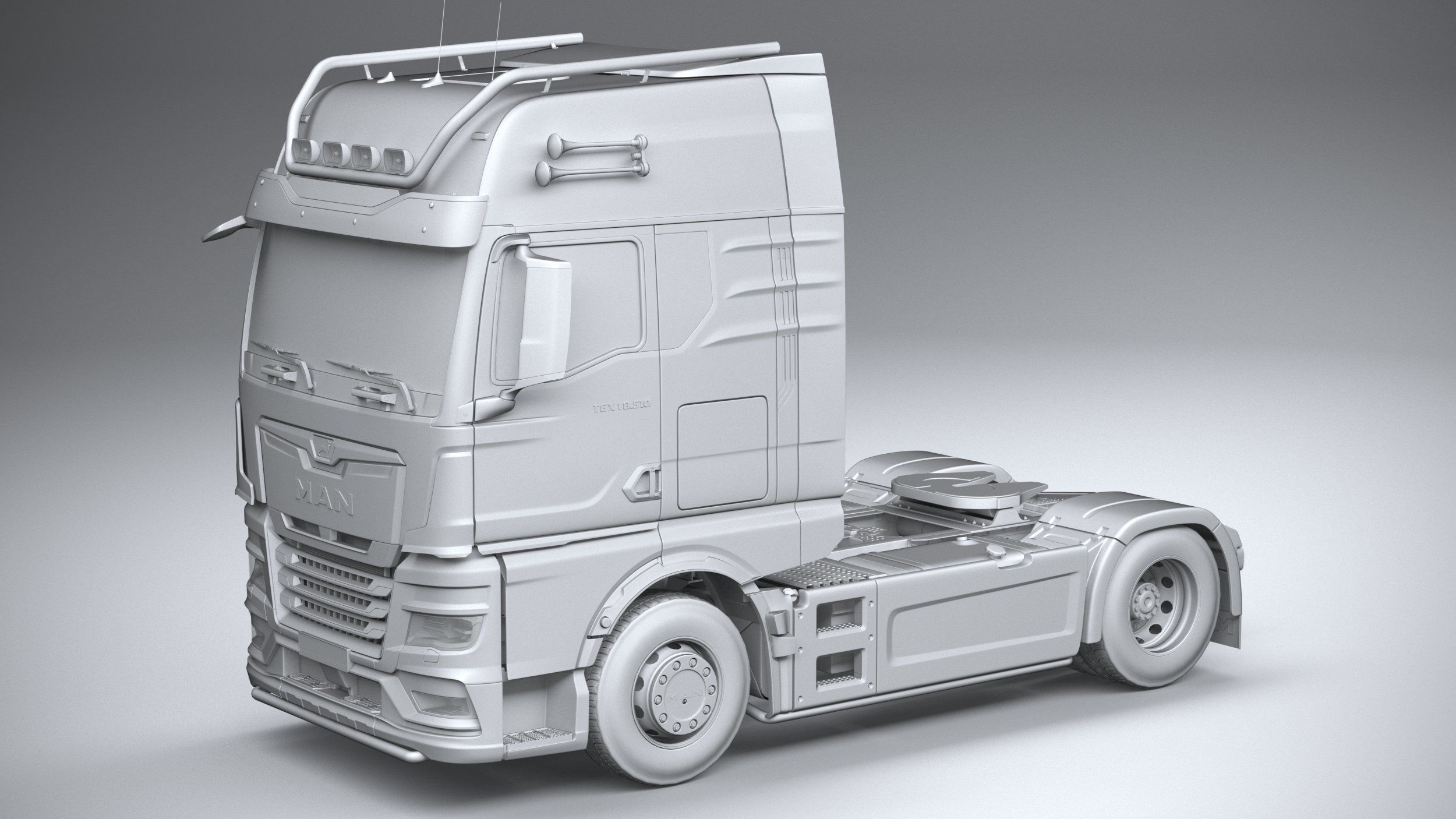 Man TGX 2021 3D model | CGTrader