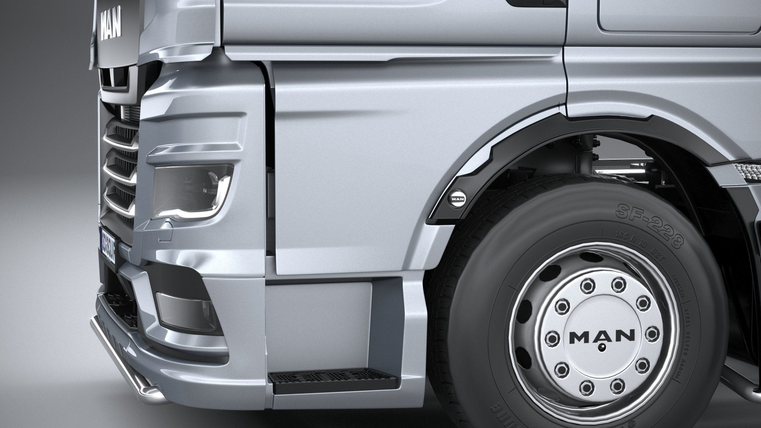 Man TGX 2021 3D model | CGTrader