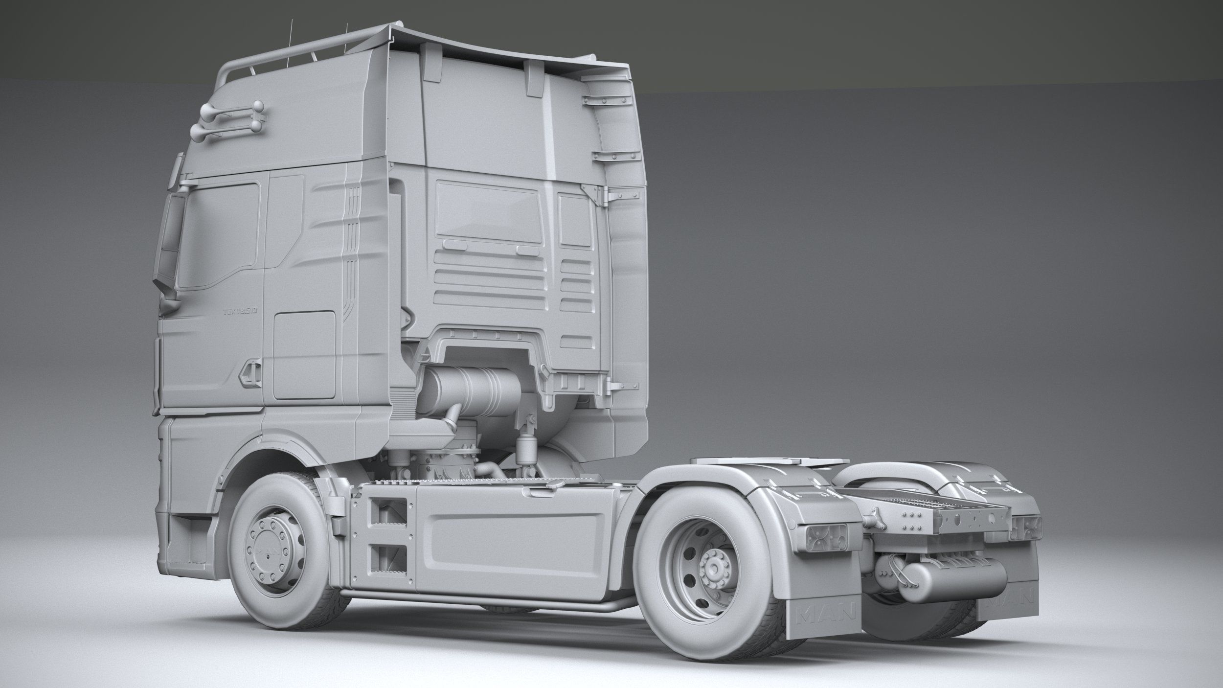 Man TGX 2021 3D model | CGTrader