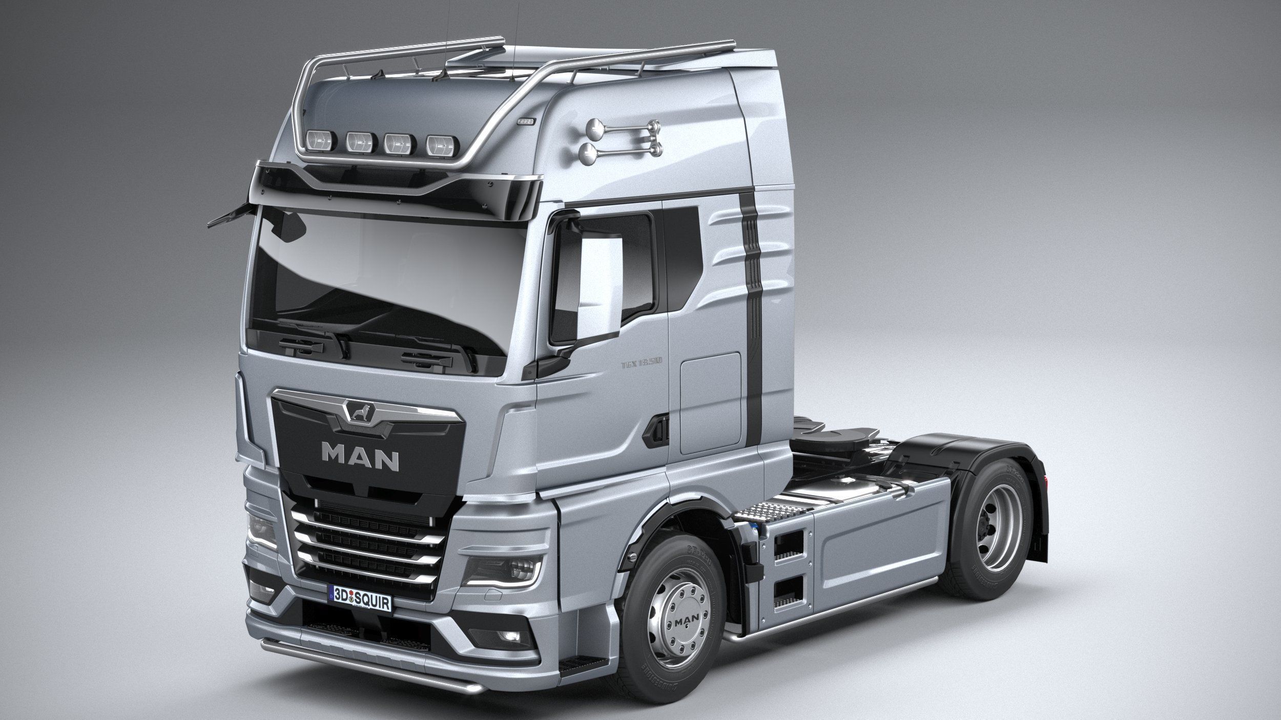 Man TGX 2021 3D model | CGTrader