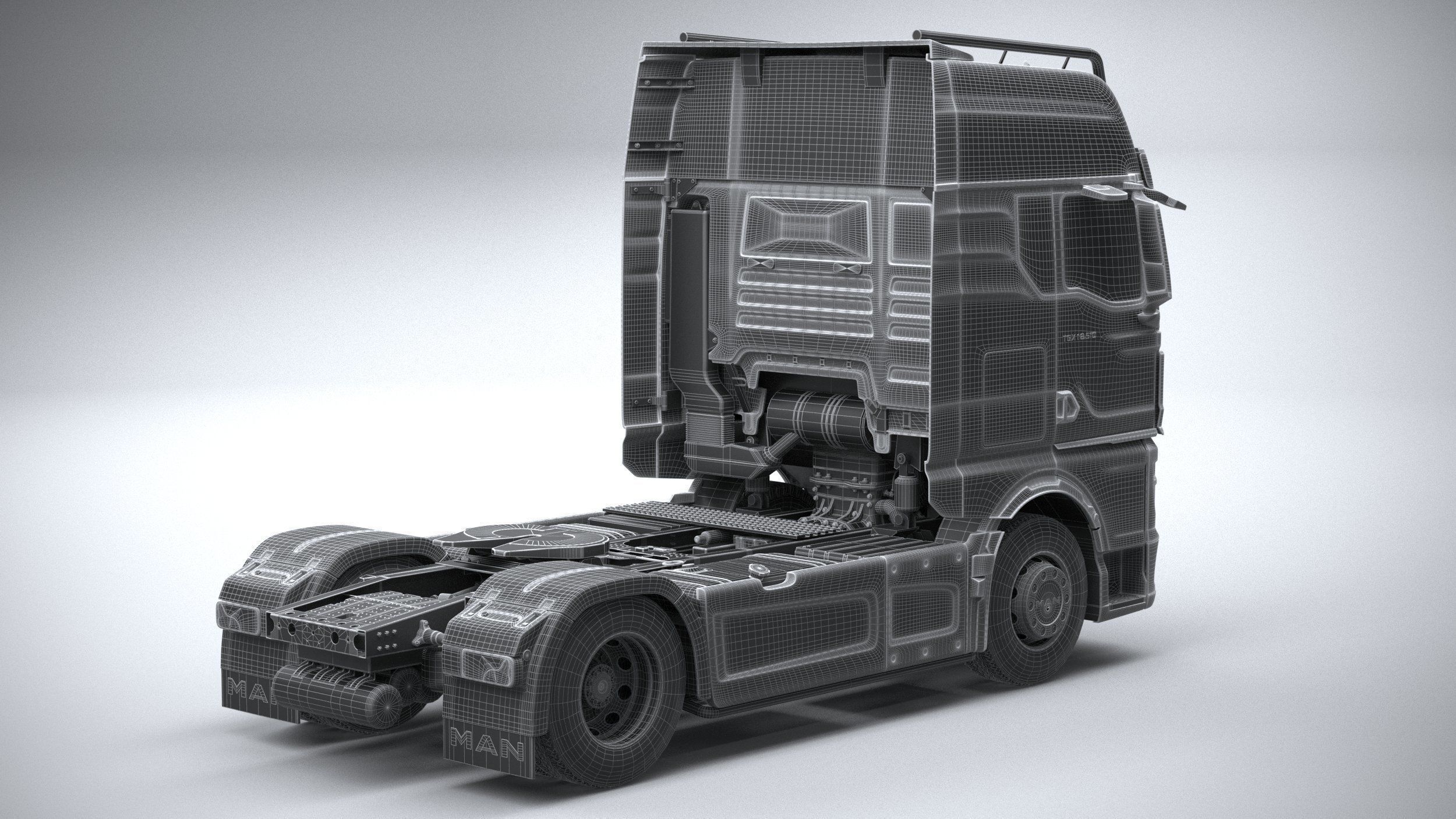 Man TGX 2021 3D model | CGTrader