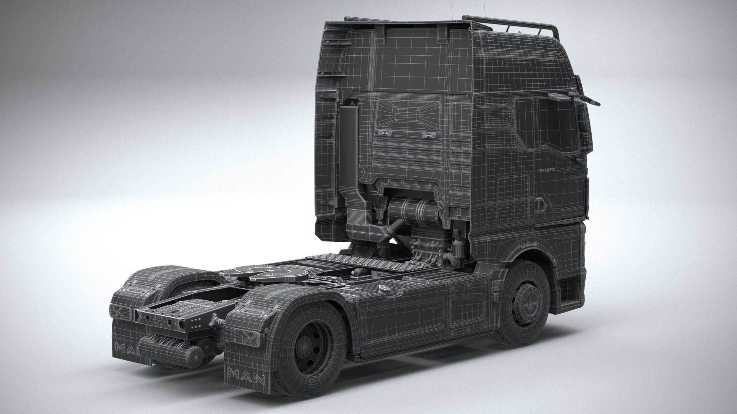 Man TGX 2021 3D model | CGTrader