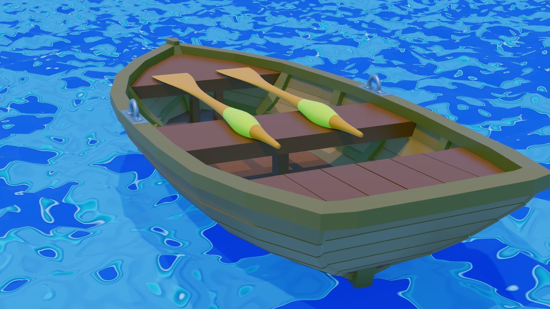small boat model sample 3D model | CGTrader