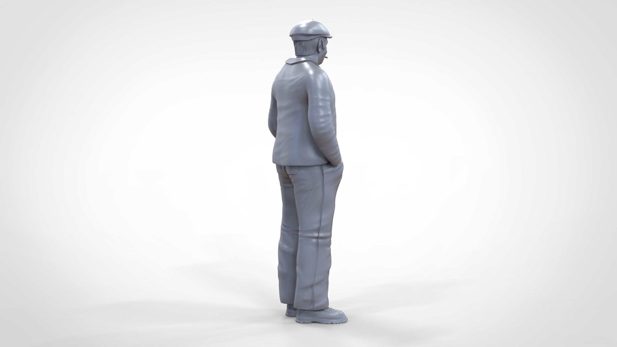 Frederick Travis Dibnah - fred - backstreet mechanic 3D model 3D ...