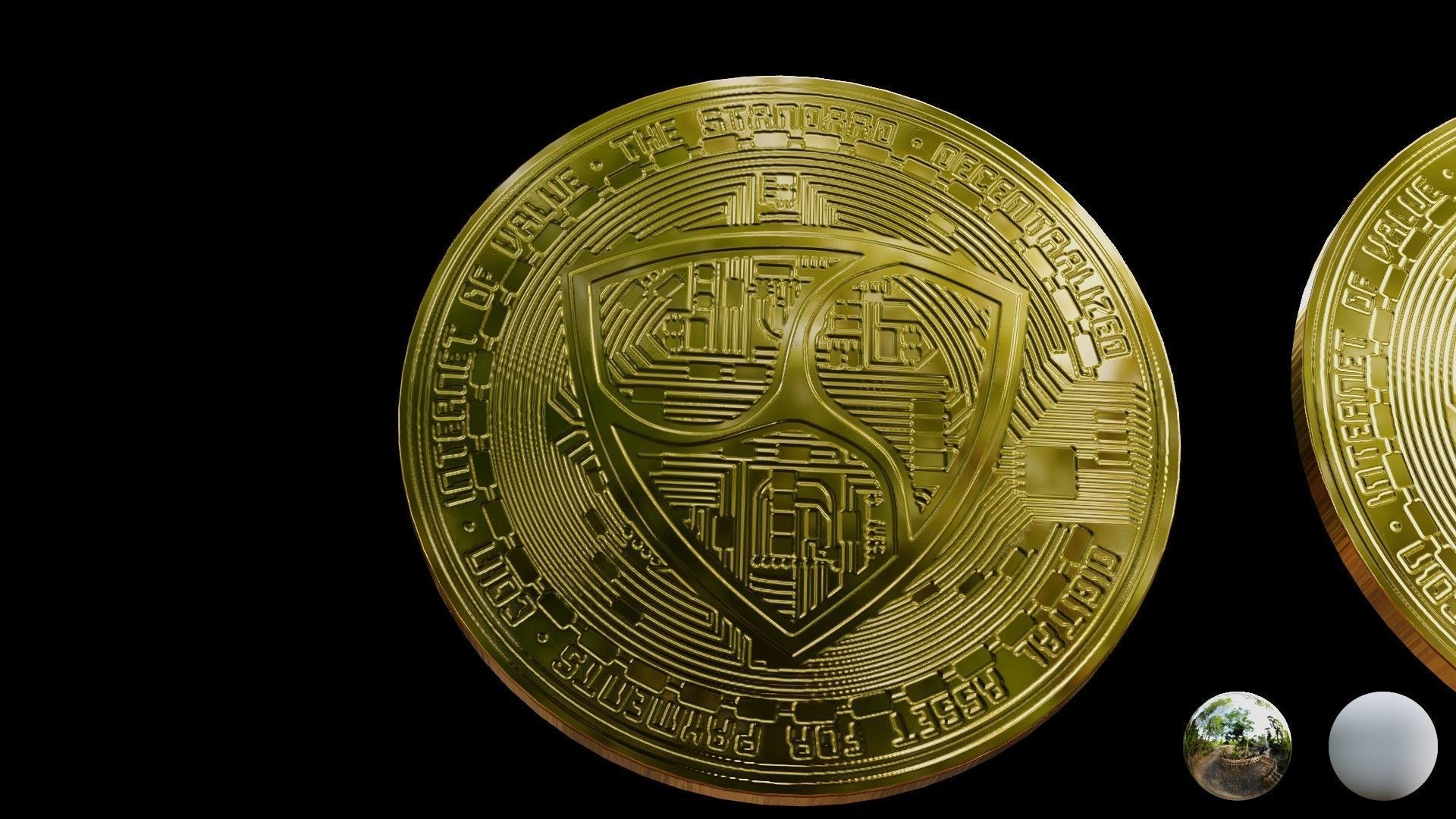 Texture Crypto Coins Pack 2 VR / AR / low-poly | CGTrader