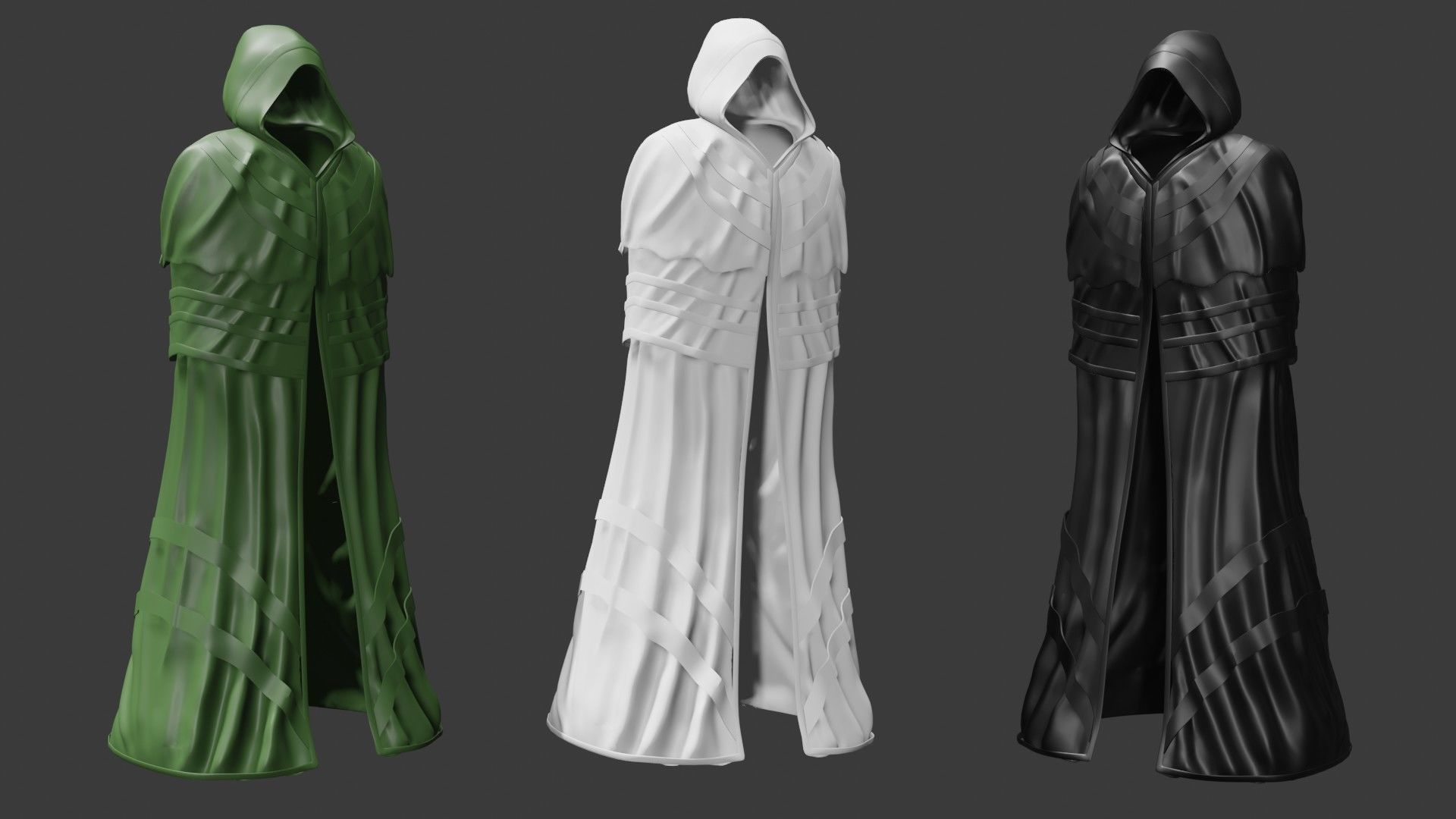 3D model Cloak three cloaks VR / AR / low-poly | CGTrader