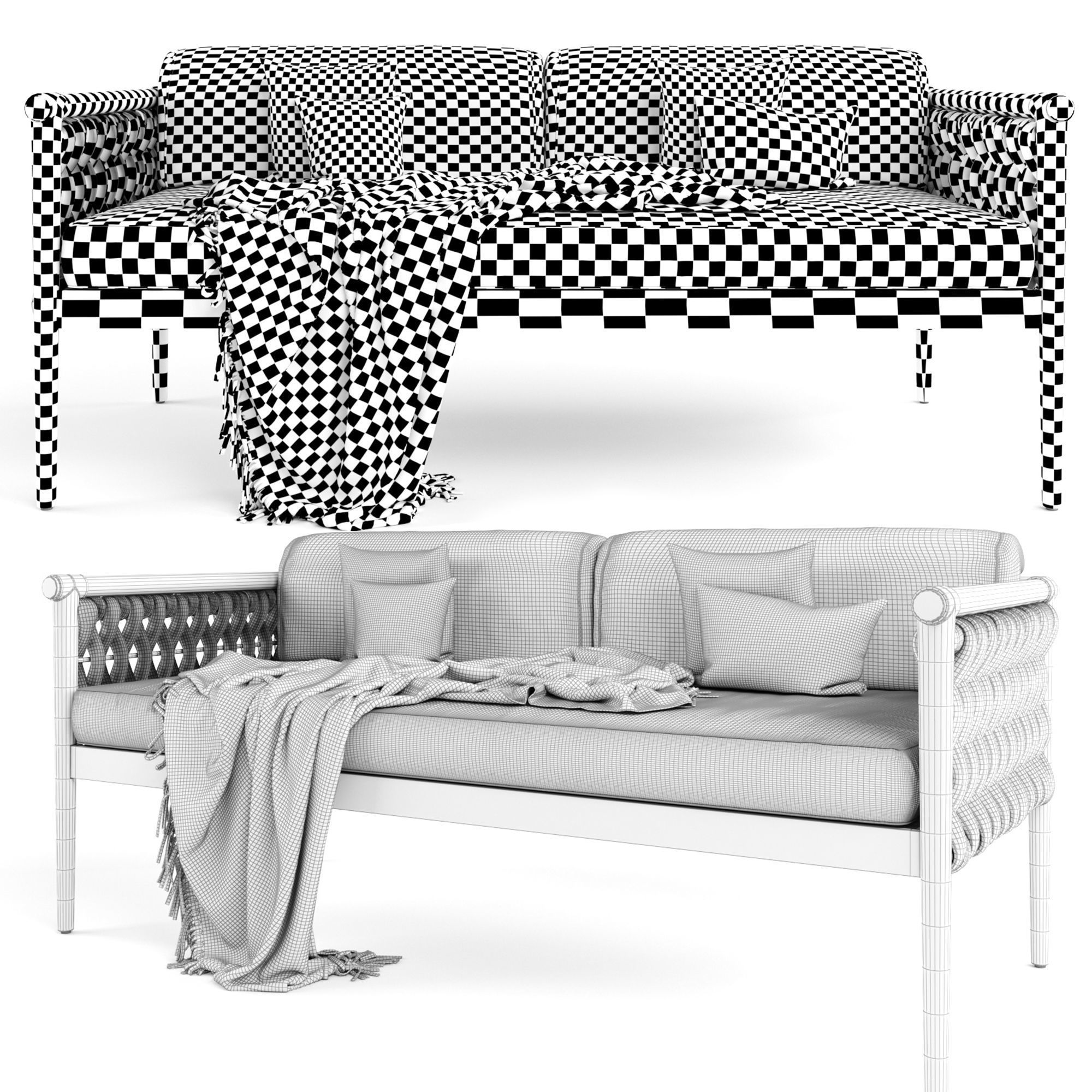 Dandy Sofa by Atmosphera 3D model | CGTrader