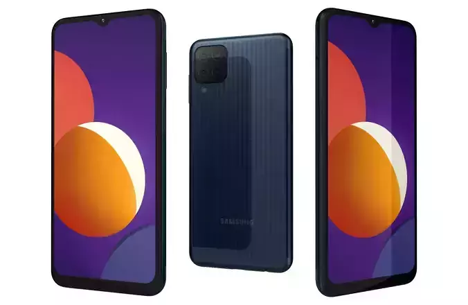 Samsung Galaxy M12 Black 3D model | CGTrader