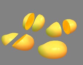 Low-poly Mango 3D Models | CGTrader