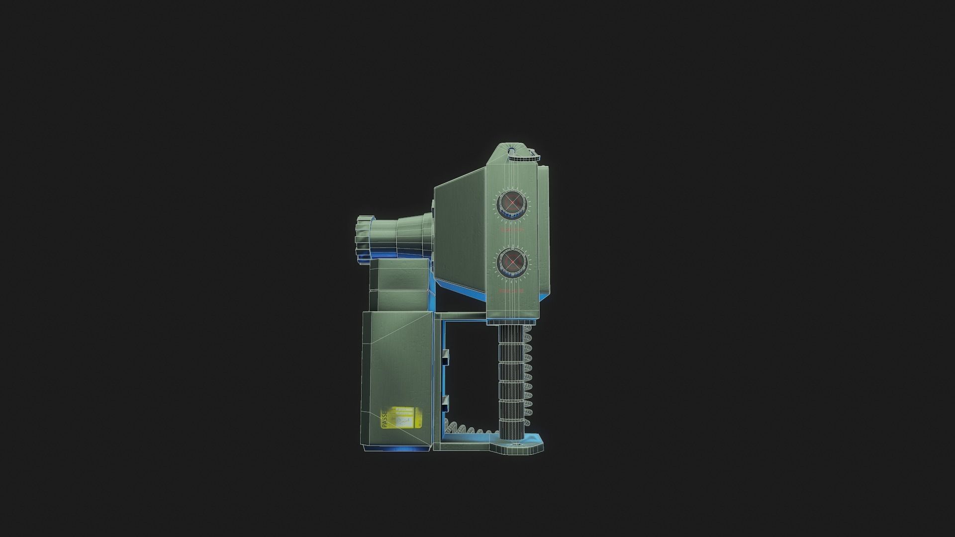 3D model Alien Motion Tracker - Tutorial Included VR / AR / low-poly ...