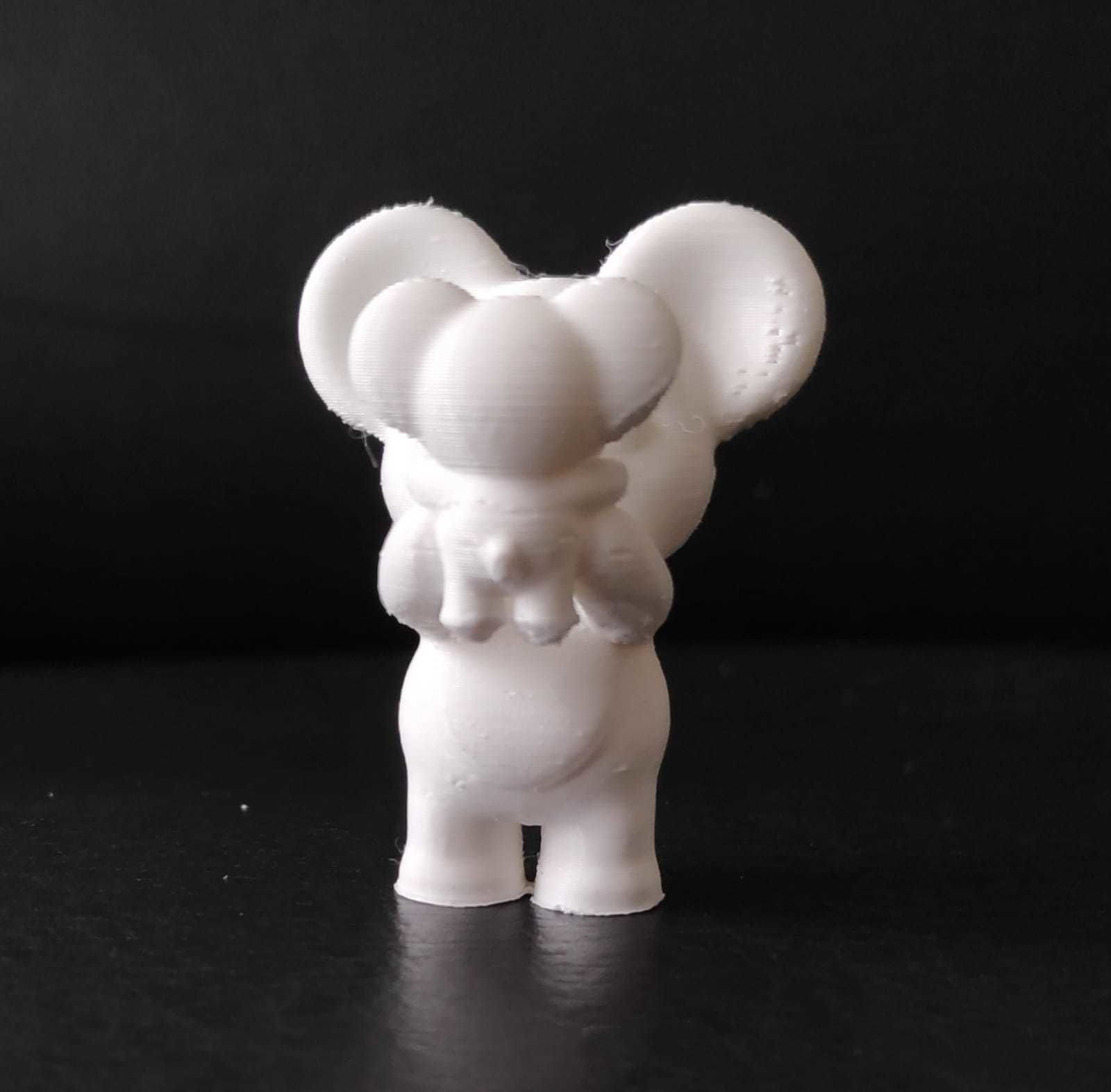 Koala with Baby 3D model 3D printable | CGTrader