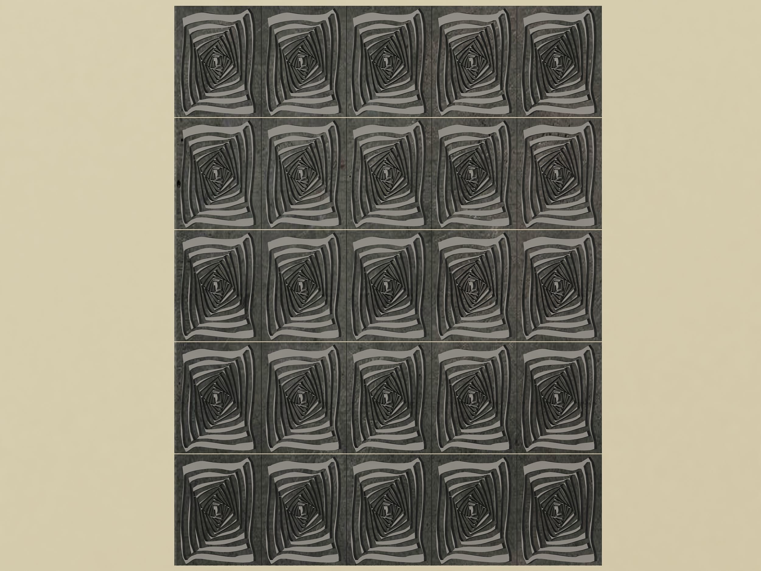 mirror panel 3D model | CGTrader