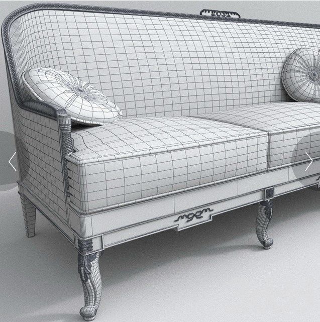 Classic Casanova set 3D model | CGTrader