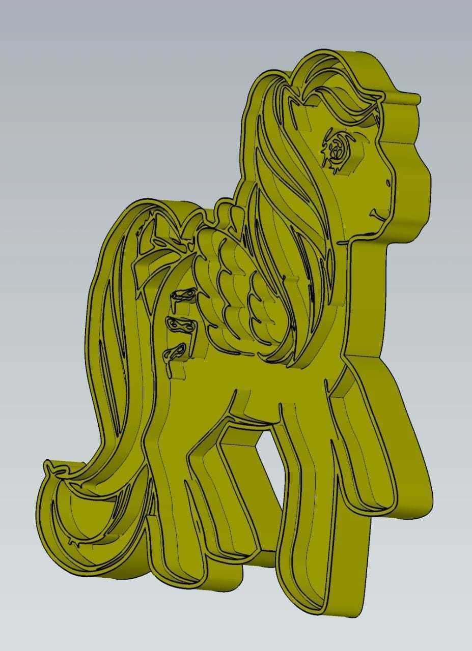 Amazing My Little Pony Character Masquerade Cookie Cutter Stamp 3D ...