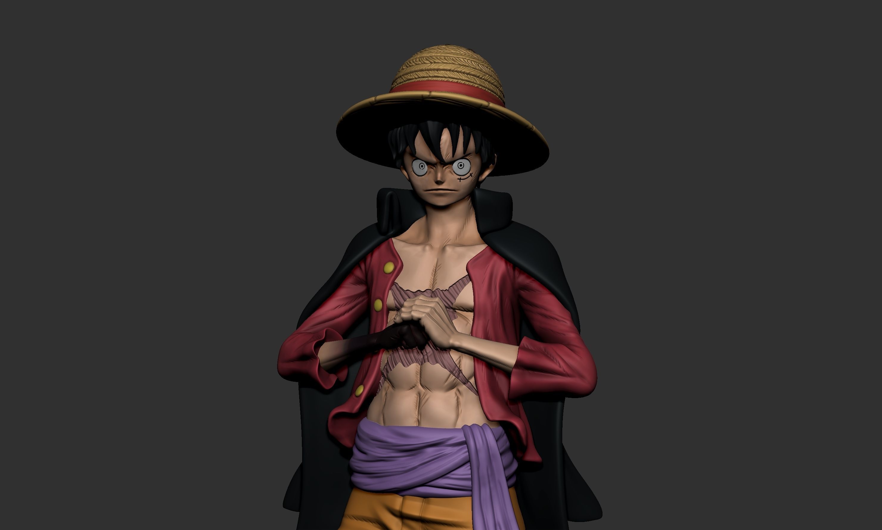 MONKEY D LUFFY ONIGASHIMA VERSION 3D model 3D printable | CGTrader