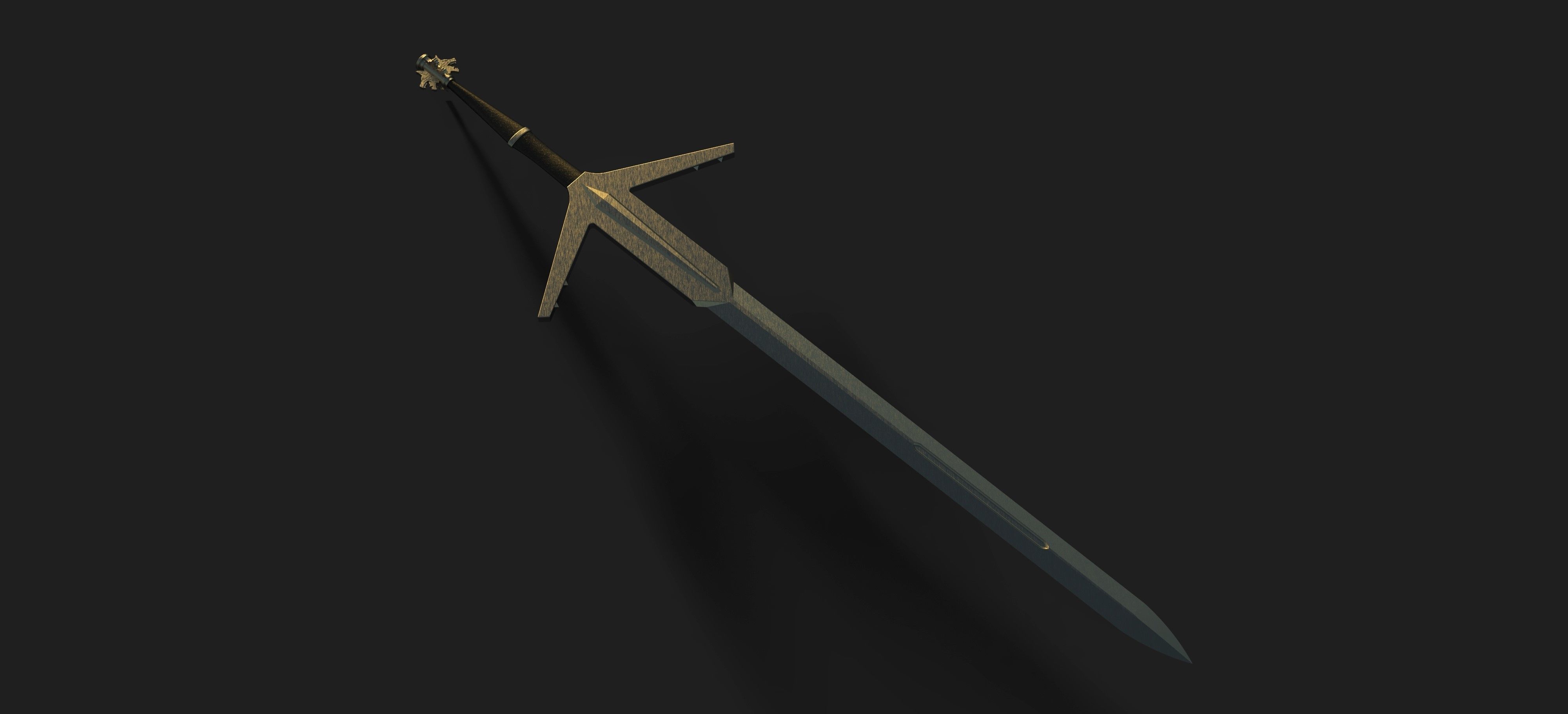 Sword - Arondite from The Witcher 3 Wild Hunt 3D model 3D model | CGTrader