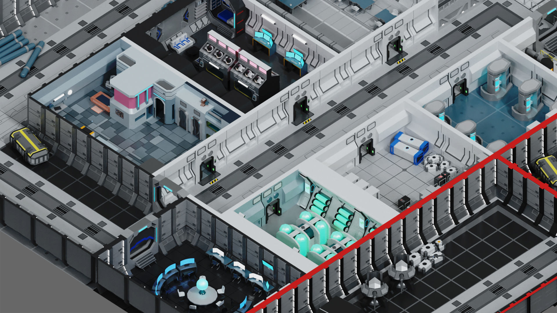 3D model Base 1 VR / AR / low-poly | CGTrader