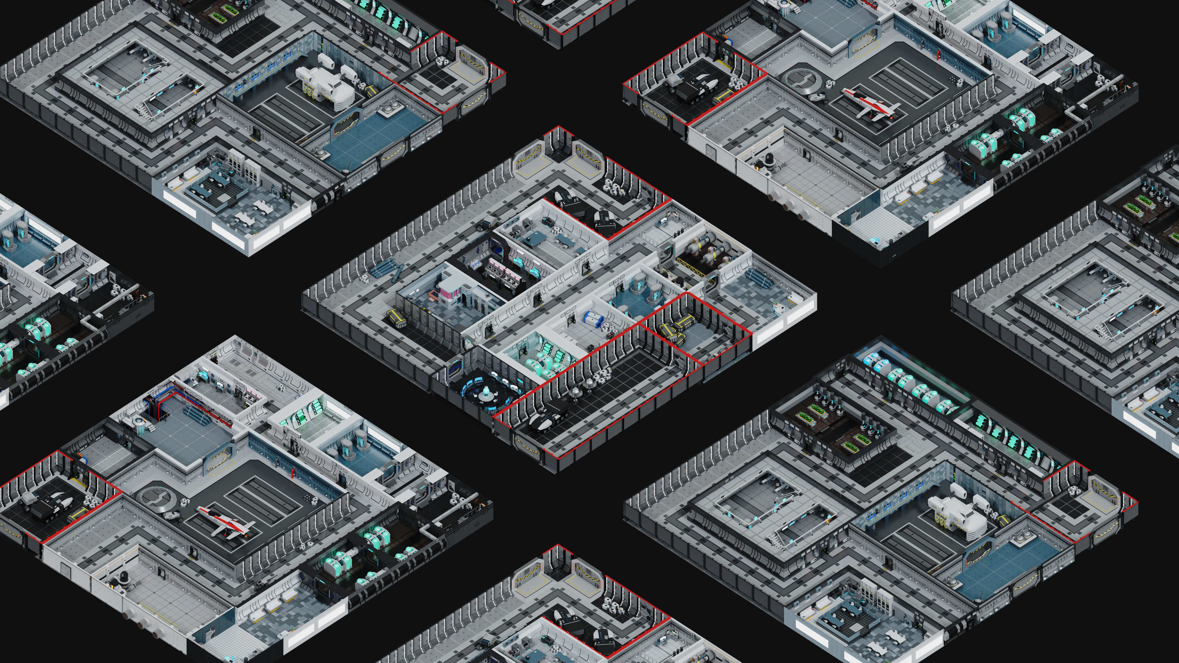 3D model Base 1 VR / AR / low-poly | CGTrader