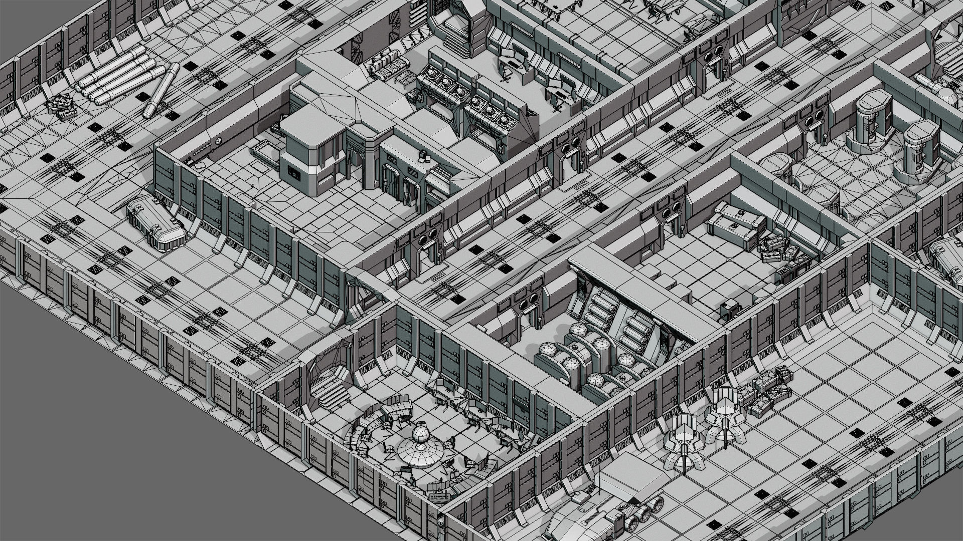 3D model Base 1 VR / AR / low-poly | CGTrader