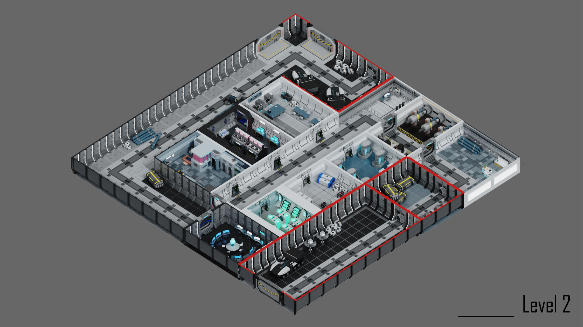 3D model Base 1 VR / AR / low-poly | CGTrader