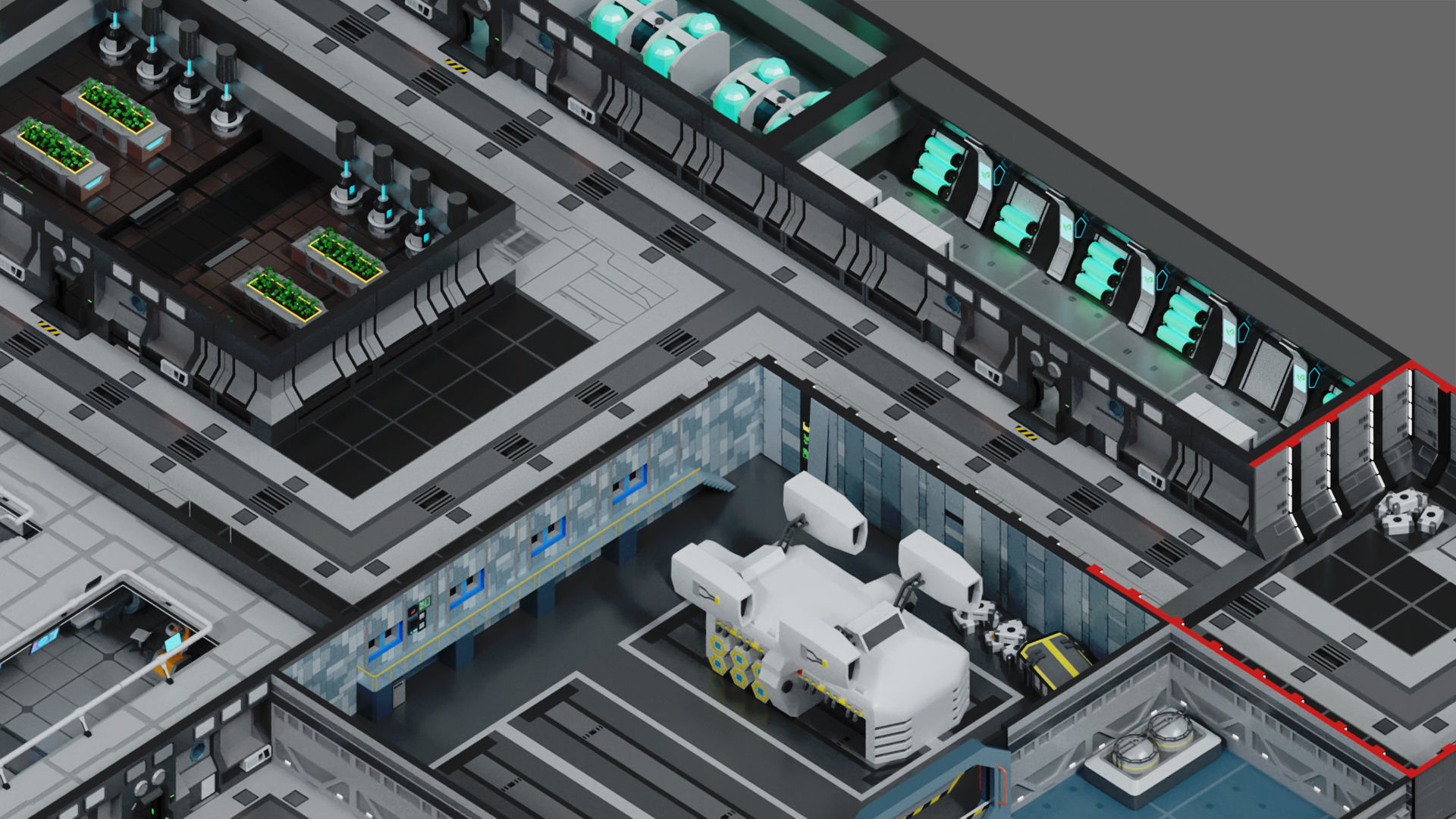 3D model Base 1 VR / AR / low-poly | CGTrader