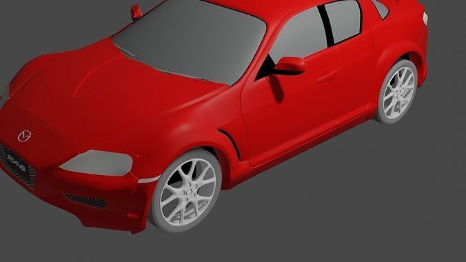mazda rx-8 buy 3d model 3D model animated | CGTrader