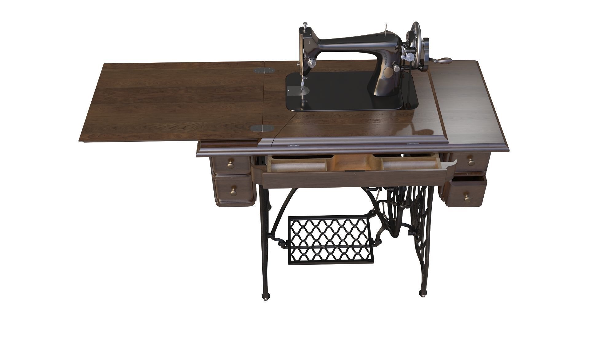 Singer Sewing Machine 3D model | CGTrader
