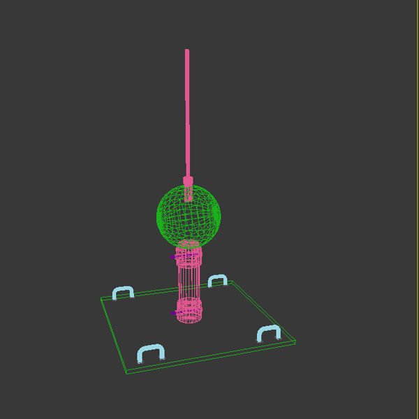 Under Water PDM Mine 3D model | CGTrader