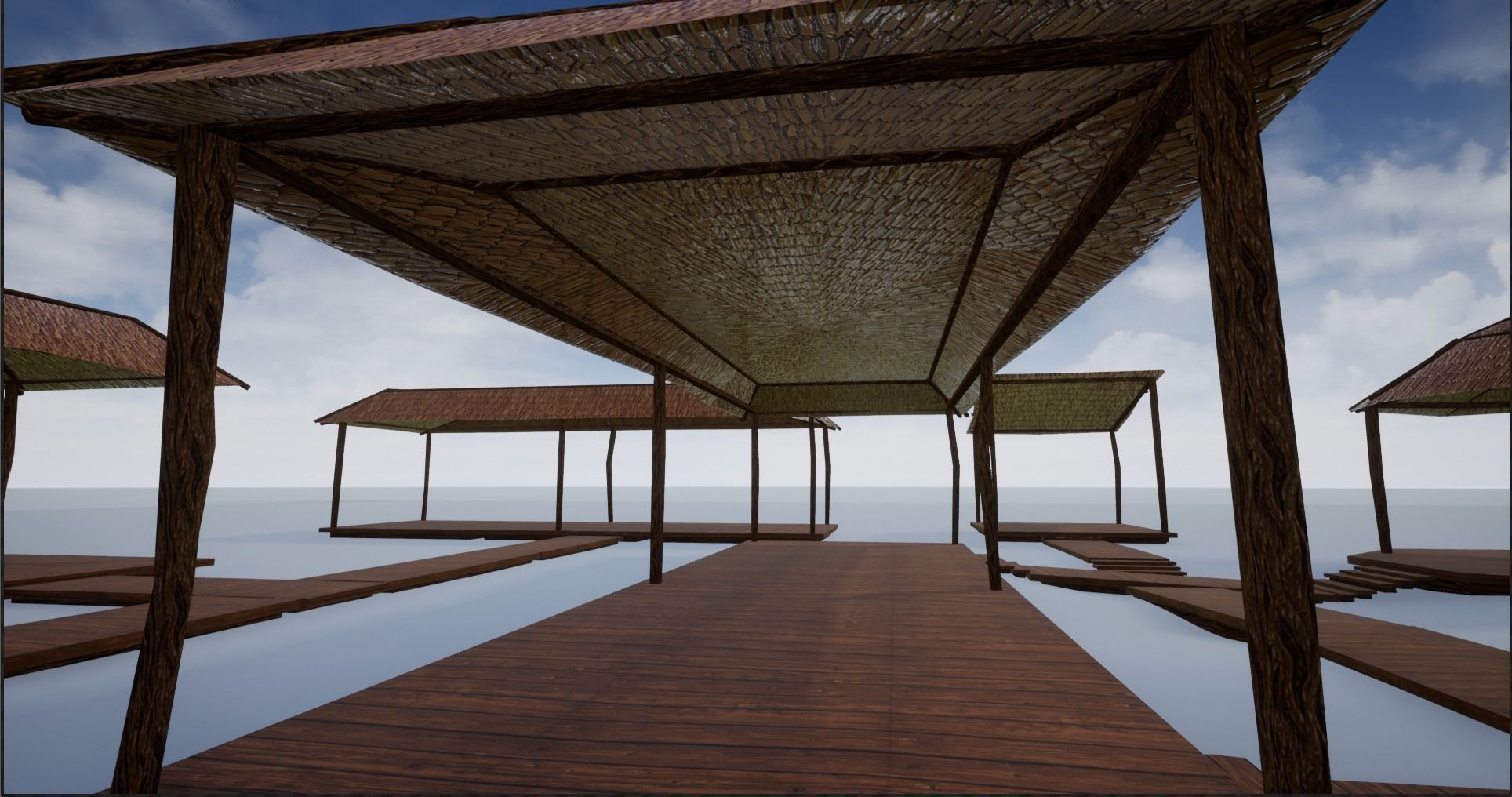 3D model Lowpoly Stylized Wooden Huts-Shacks-Sheds VR / AR / low-poly ...