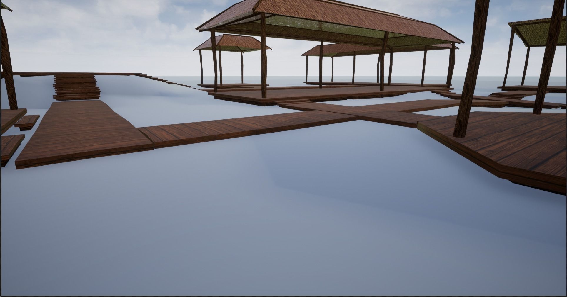 3D model Lowpoly Stylized Wooden Huts-Shacks-Sheds VR / AR / low-poly ...