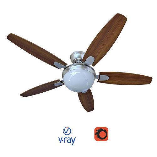 Contempo ceiling fan 3D model | CGTrader
