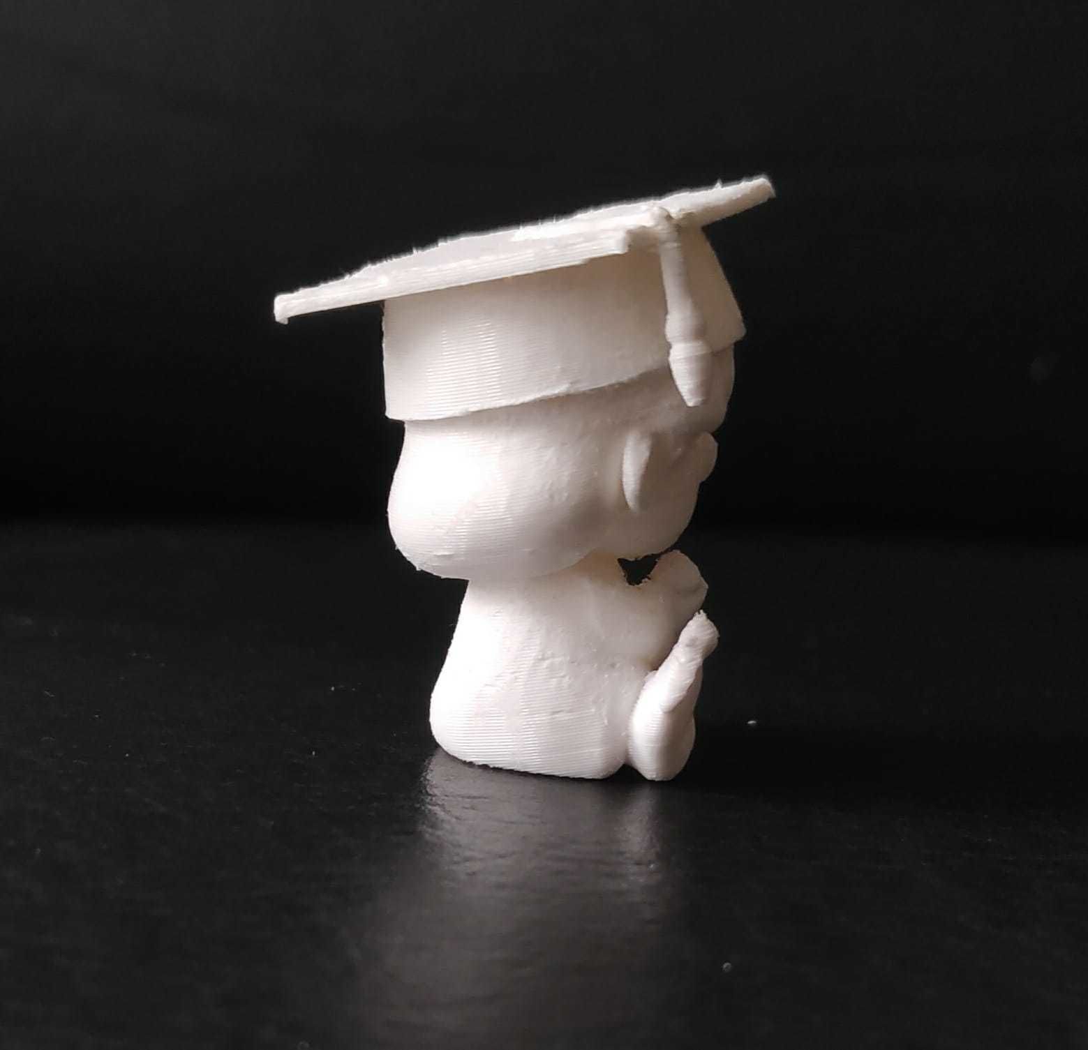Little Graduate 3D model 3D printable | CGTrader