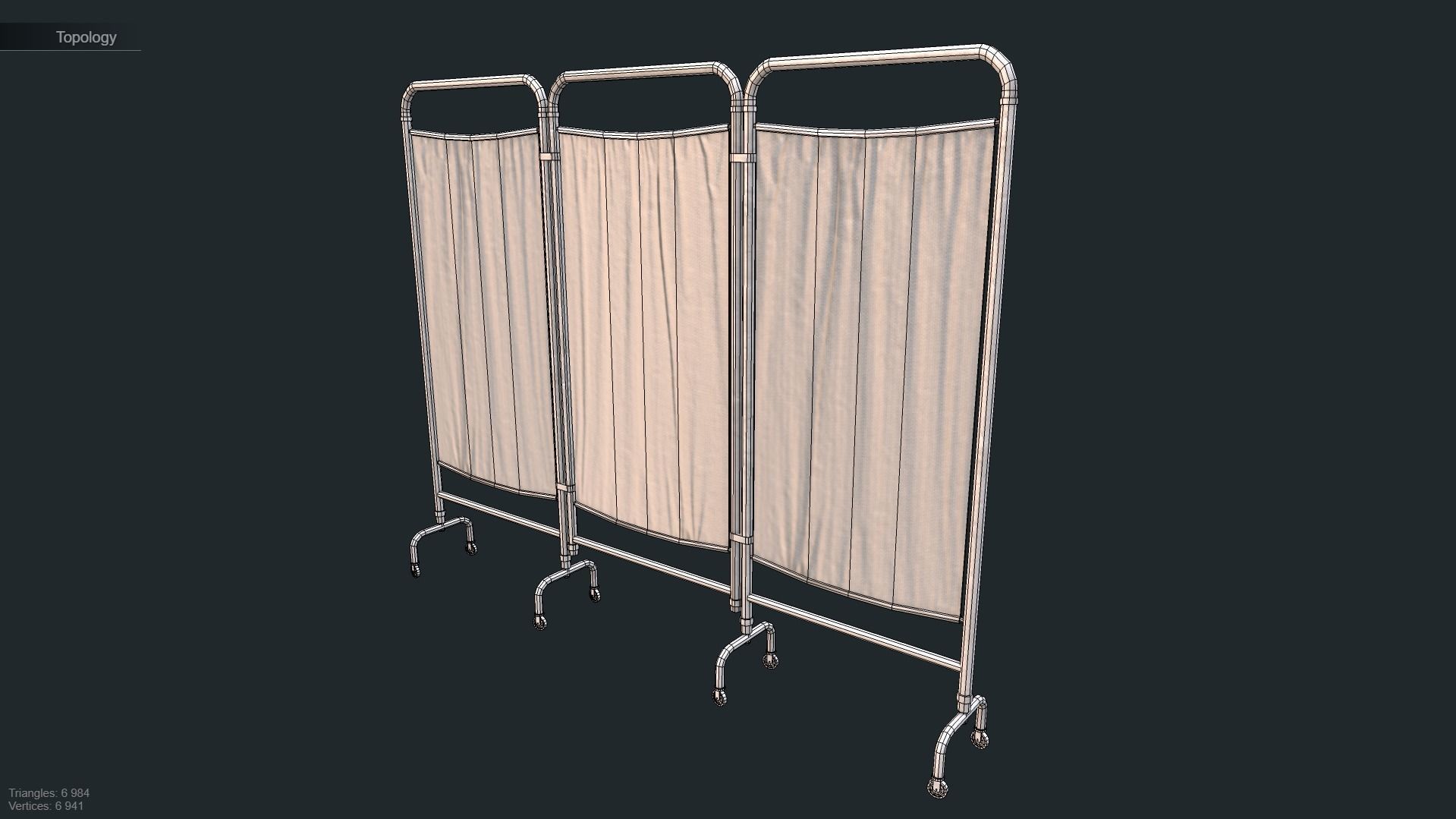 3D model Old Hospital Screen VR / AR / low-poly | CGTrader