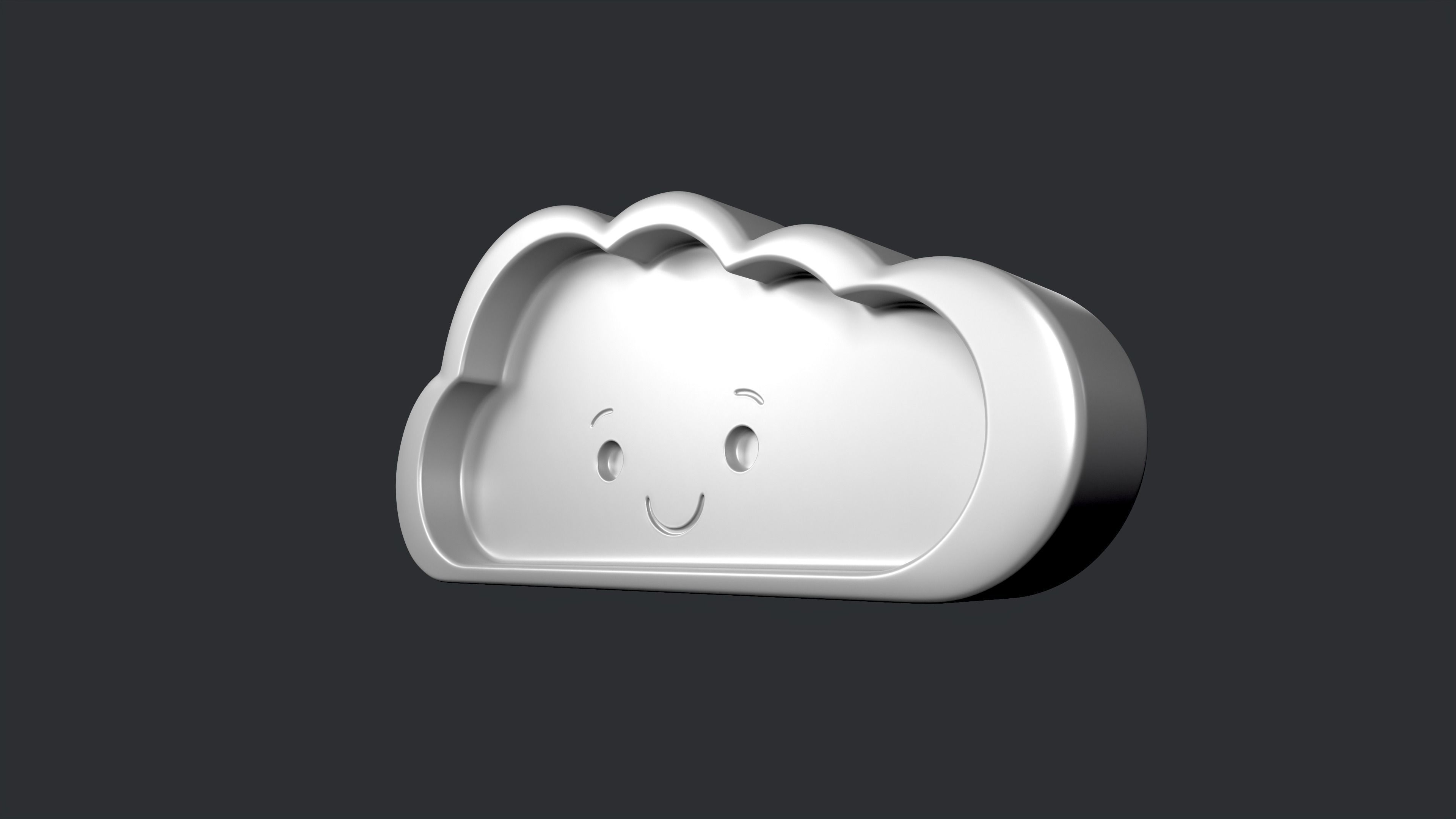 Cloud Tray STL models for CNC and 3D printing 3D model 3D printable | CGTrader