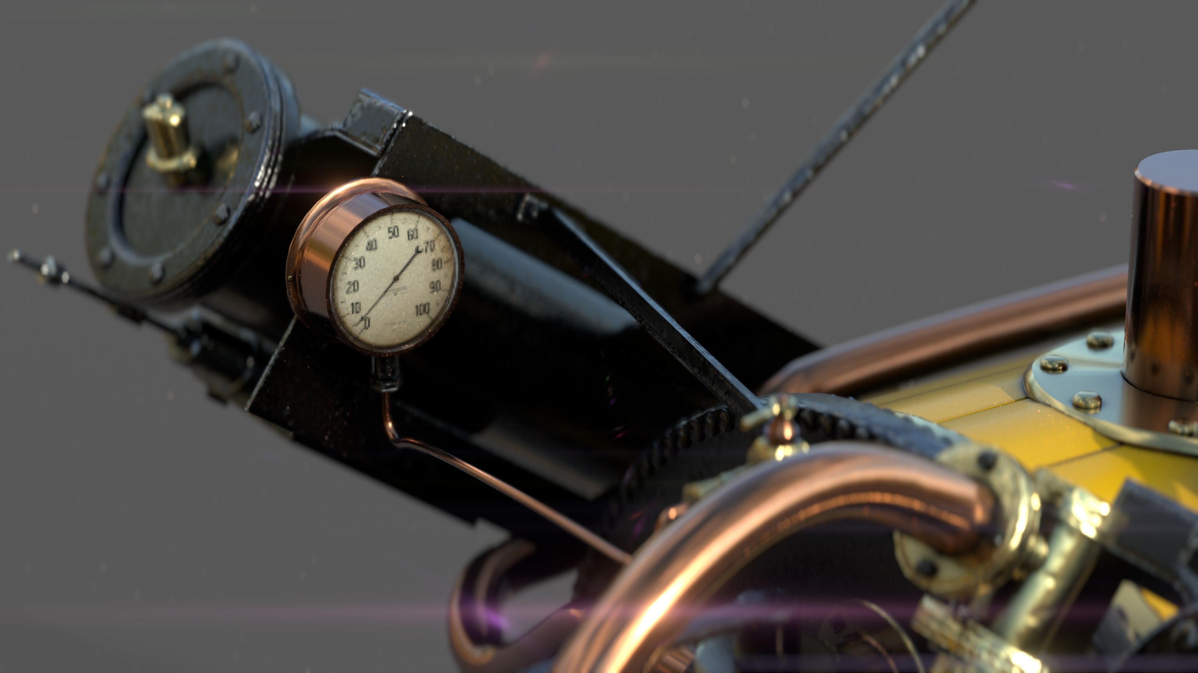 Rocket Steam Locomotive 3D model | CGTrader