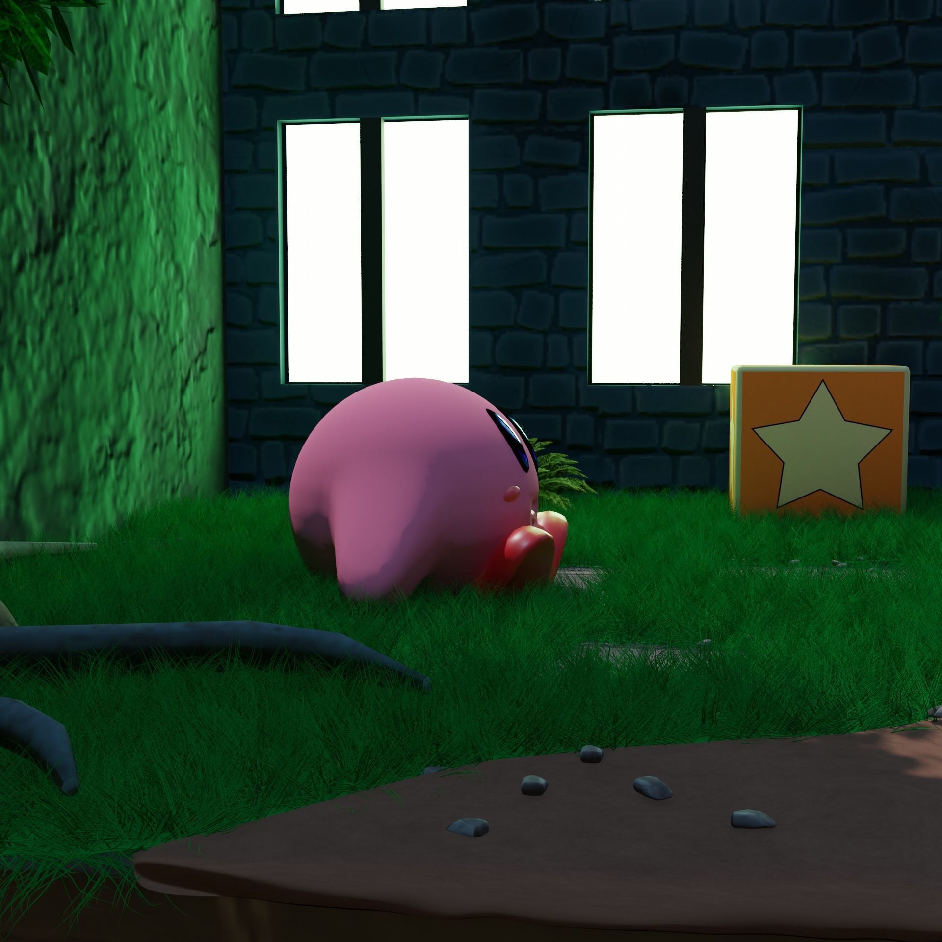 3D model Kirby Forgotten land VR / AR / low-poly | CGTrader