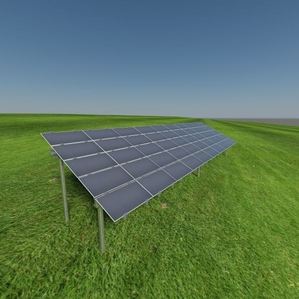 Solar Panel Rig 3D model | CGTrader